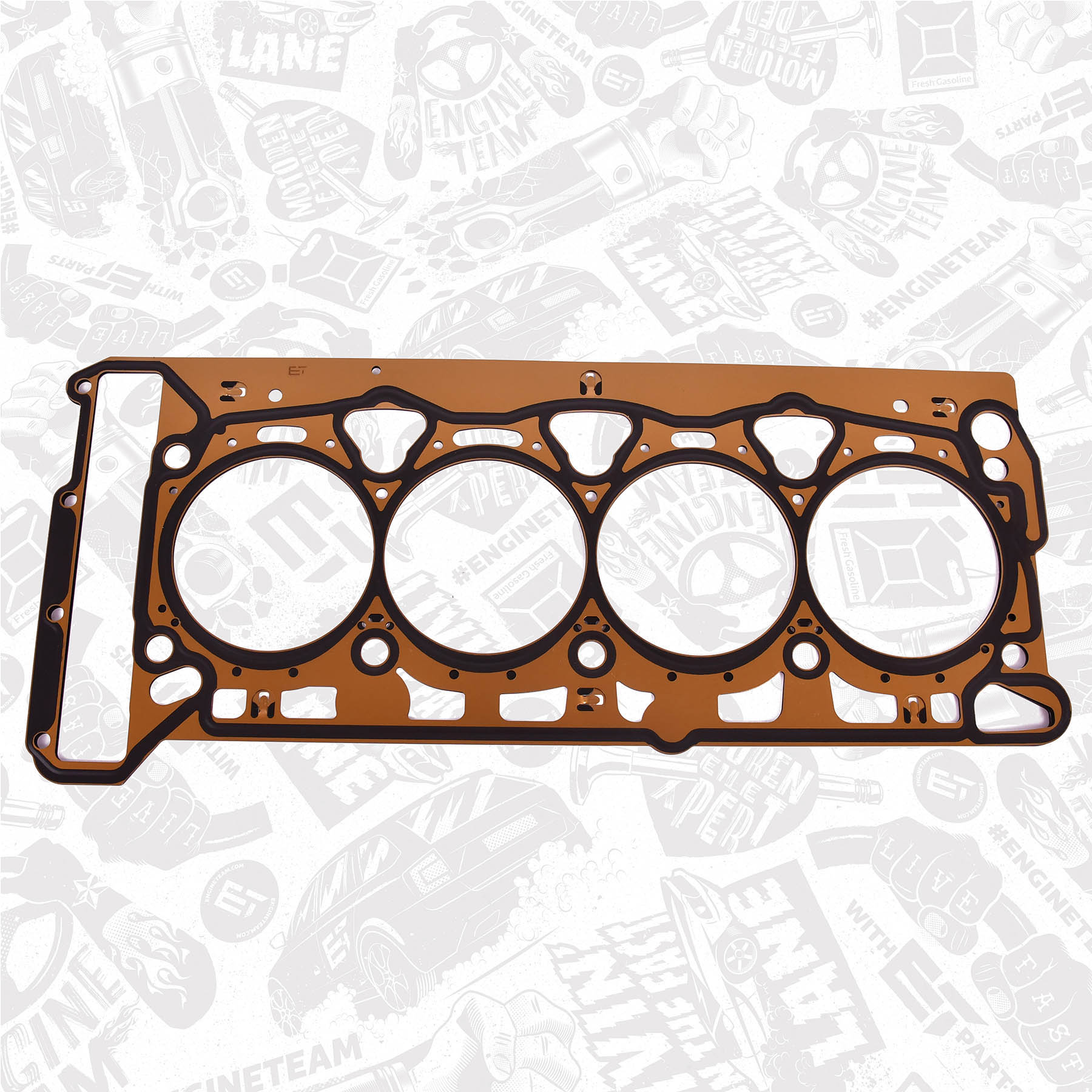 Gasket, cylinder head + bolt set - TH0071BT ET ENGINETEAM - 06H103383AF ...
