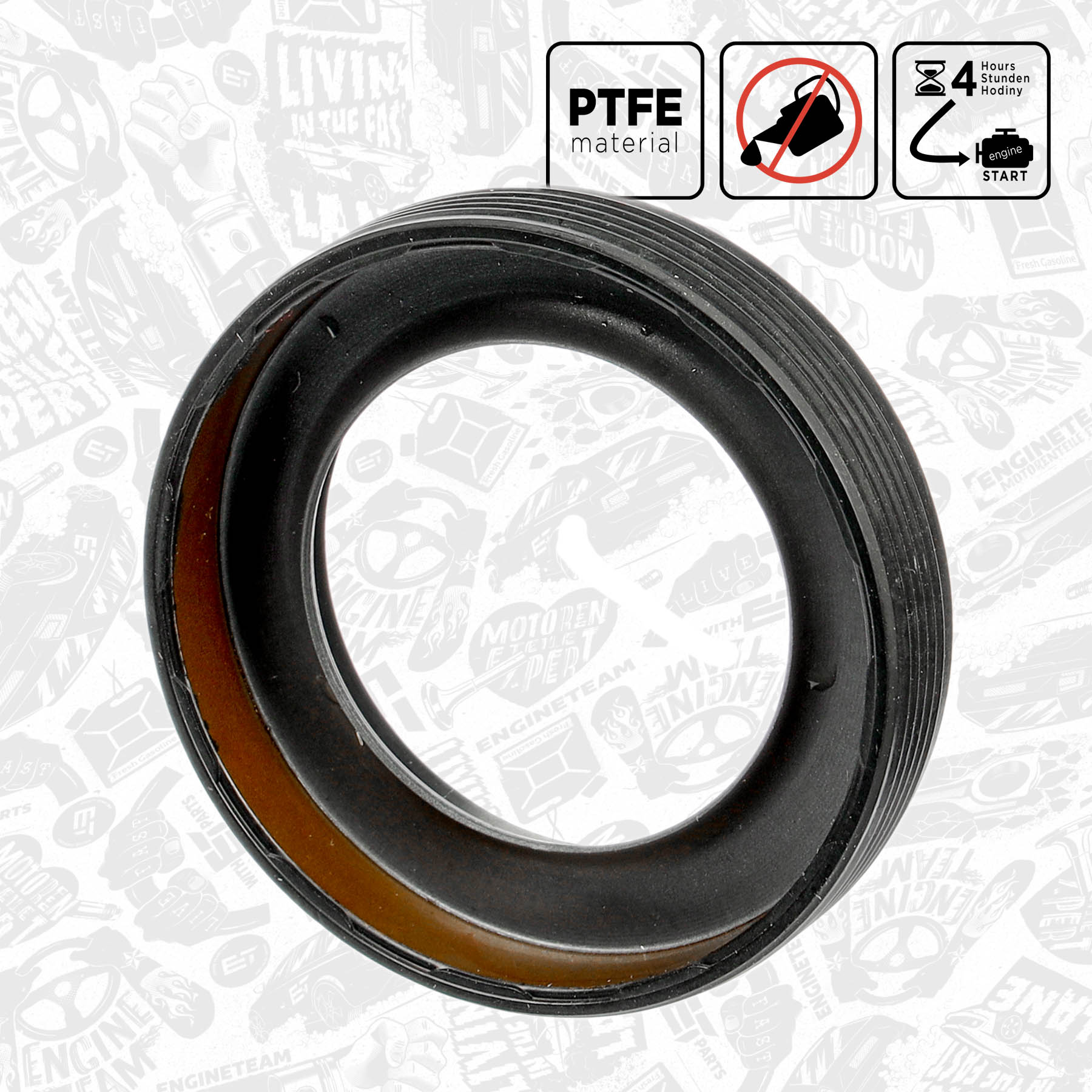 Shaft Seal, camshaft - TM0013 ET ENGINETEAM - 038103085A, 038103085C ...