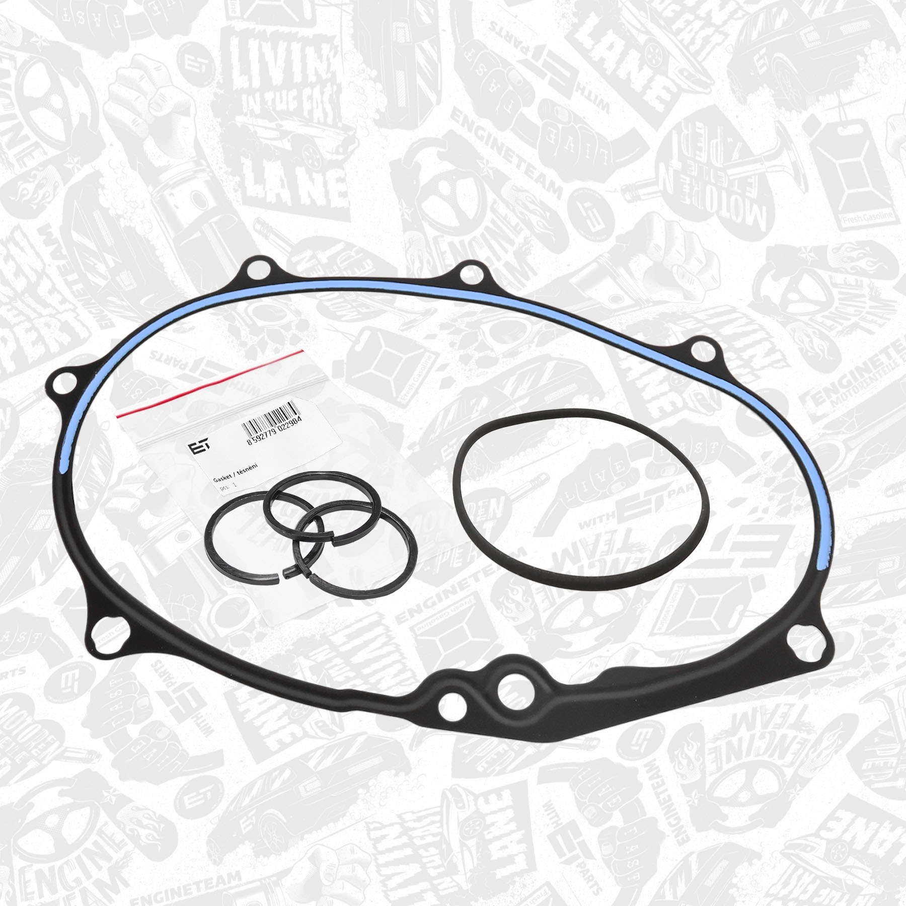 Gasket, timing case - TM0021VR1 ET ENGINETEAM - 06D145117, 06F198107A ...