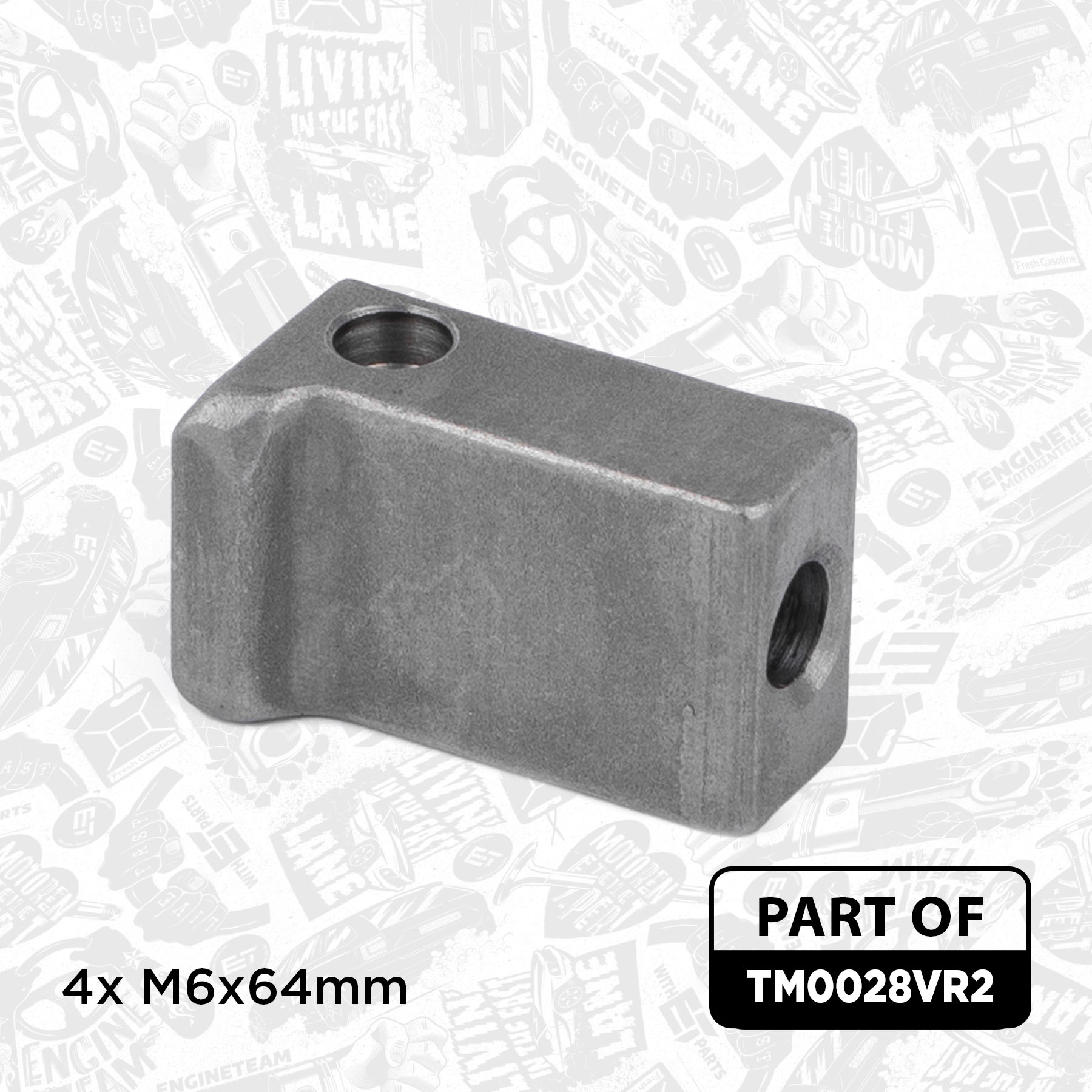 Seal Kit, injector nozzle 4 pcs + bolts - TM0028VR2 ET ENGINETEAM ...