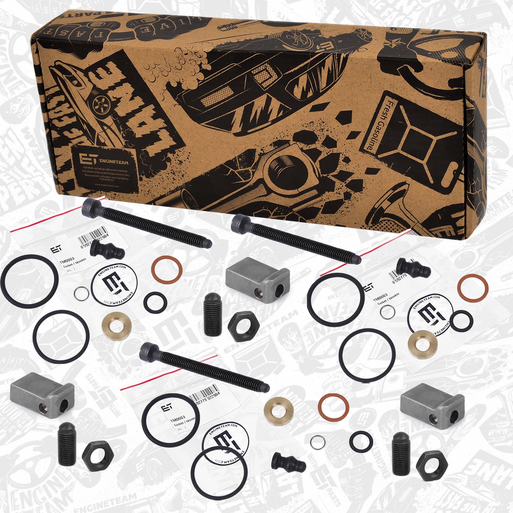 Seal Kit, injector nozzle - TM0029VR2 ET ENGINETEAM - 038130069B ...