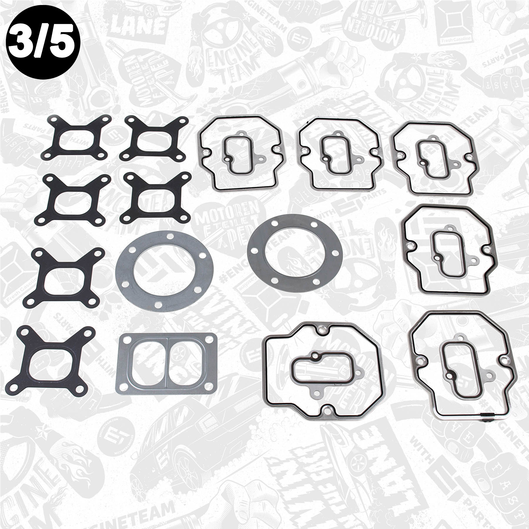 Full Gasket Kit, engine - TS0021 ET ENGINETEAM - 51009006635, 51.00900. ...