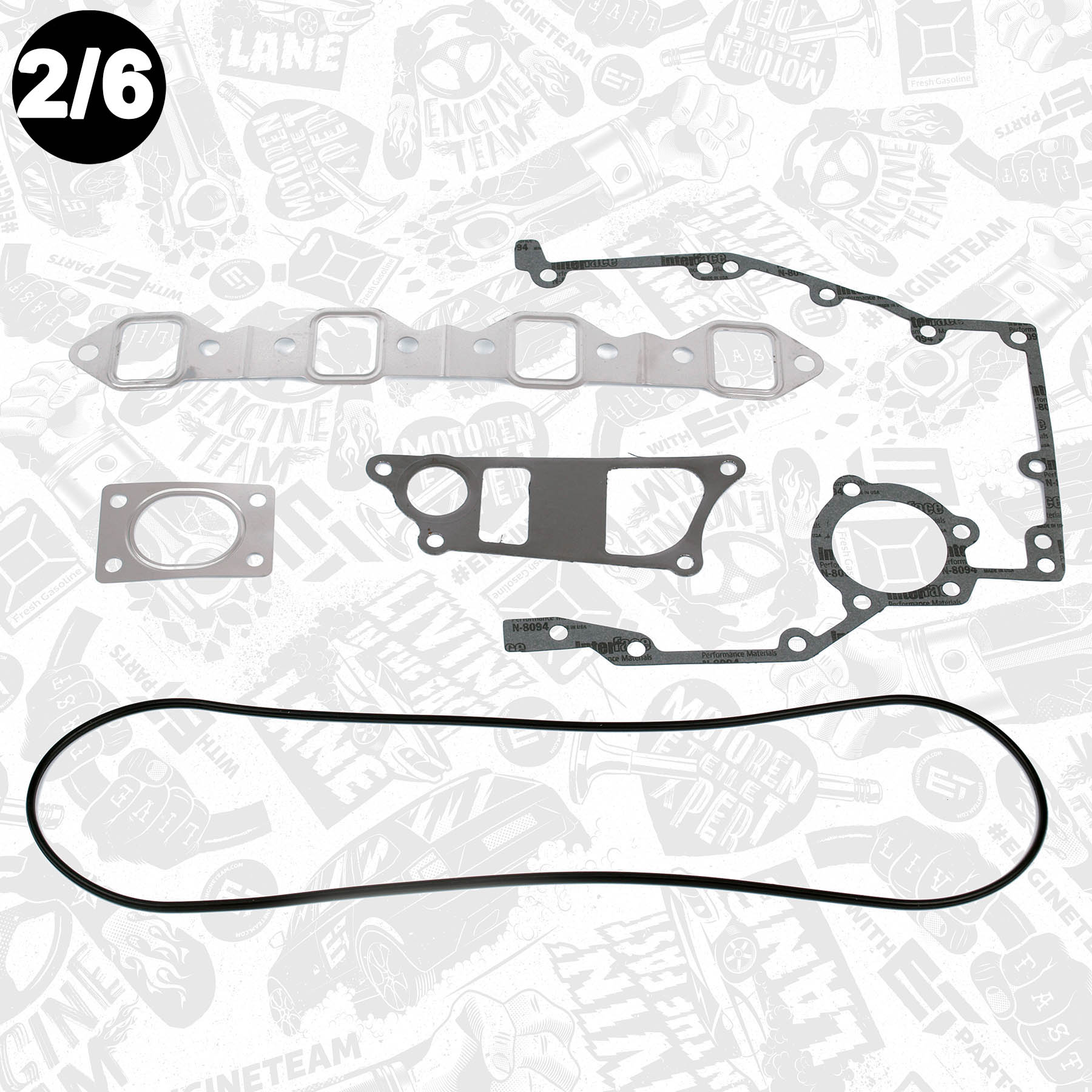 Full Gasket Kit, engine - TS0028 ET ENGINETEAM - 3800939, 6140211341 ...