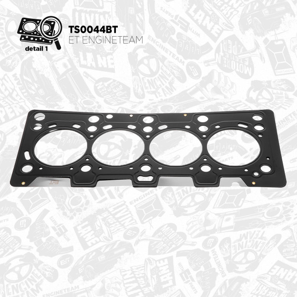 Gasket Set, cylinder head + bolt set - TS0044BT ET ENGINETEAM ...