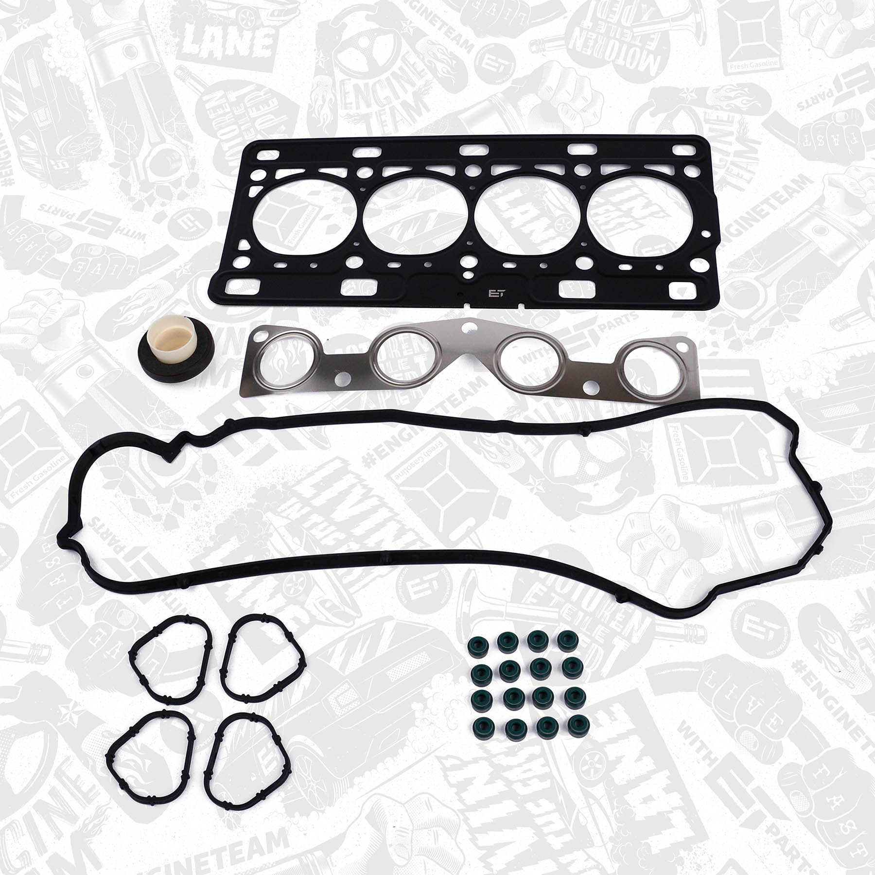 Gasket Kit, cylinder head - TS0047 ET ENGINETEAM - 7701475822, 505.050 ...