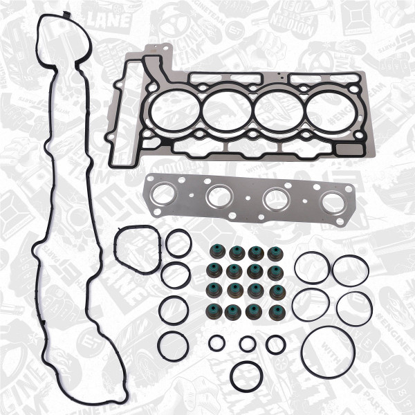 Gasket Set, cylinder head + bolt set - TS0052BT ET ENGINETEAM ...
