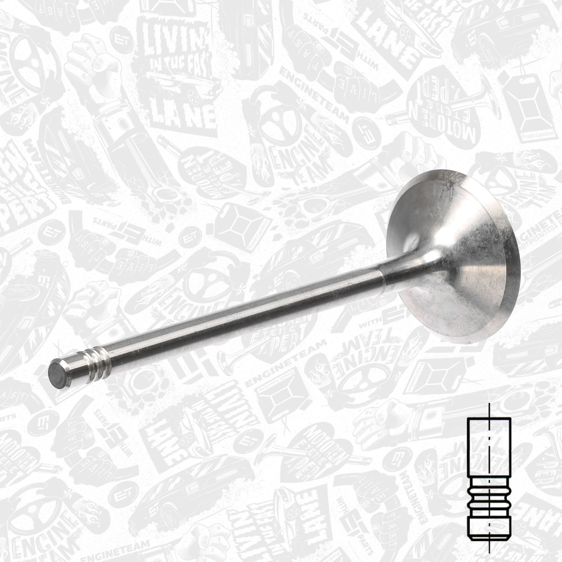 Intake Valve - VI0050 ET ENGINETEAM - 06D109601K, 06E109601E ...