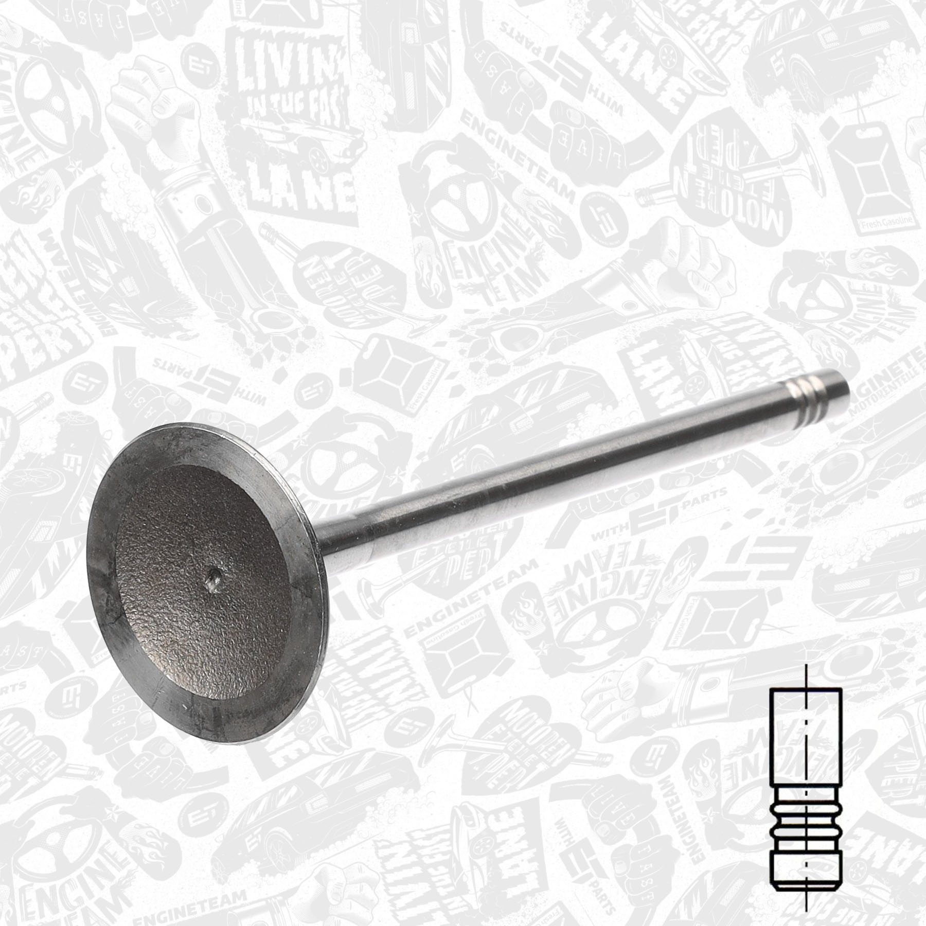 Intake Valve - VI0050 ET ENGINETEAM - 06D109601K, 06E109601E ...