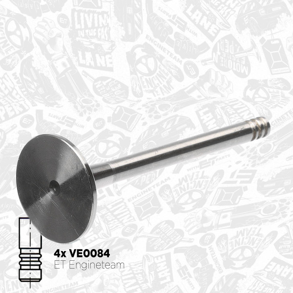 Valve Kit, intake/exhaust valve - VS0009 ET ENGINETEAM - 078109611C ...