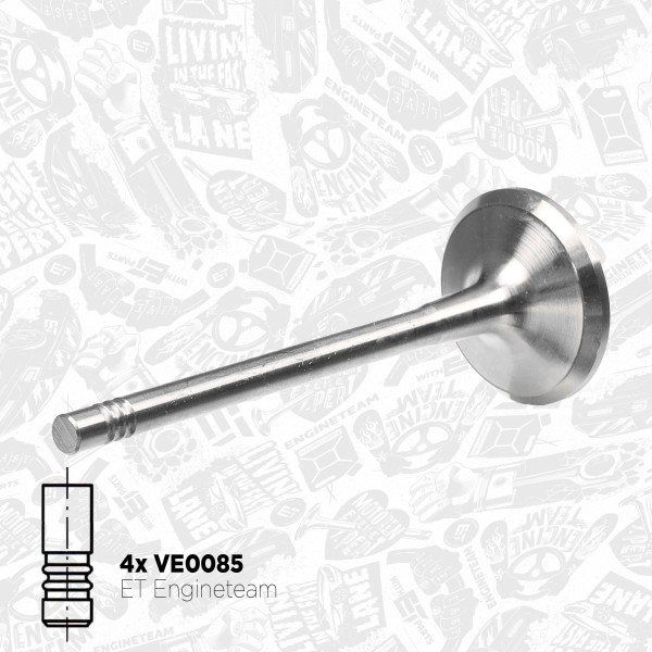 Valve Kit, intake/exhaust valve - VS0010 ET ENGINETEAM - 06B109611C ...
