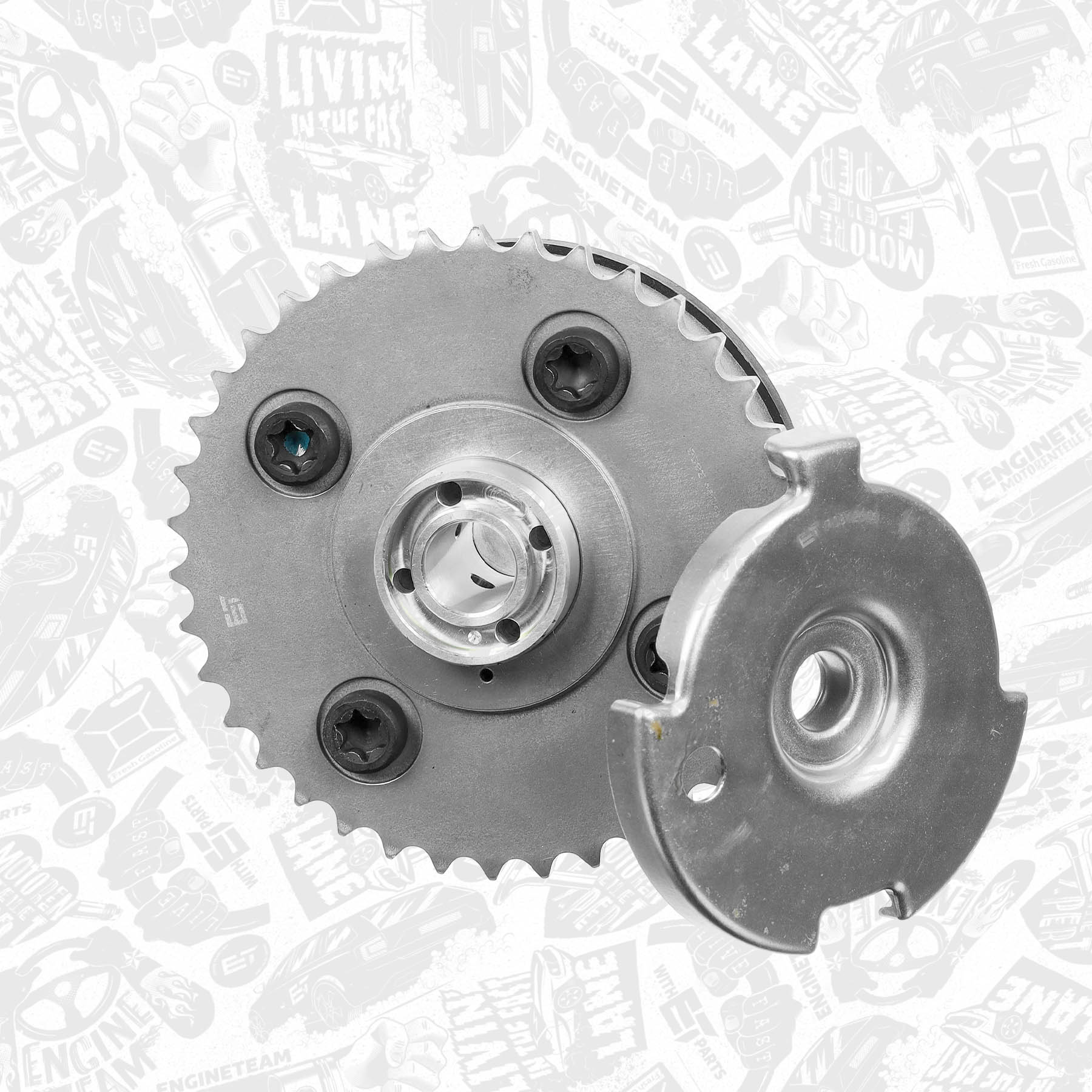 Camshaft Adjuster, VVT hub - VT0023VR1 ET ENGINETEAM - 11367522290 ...