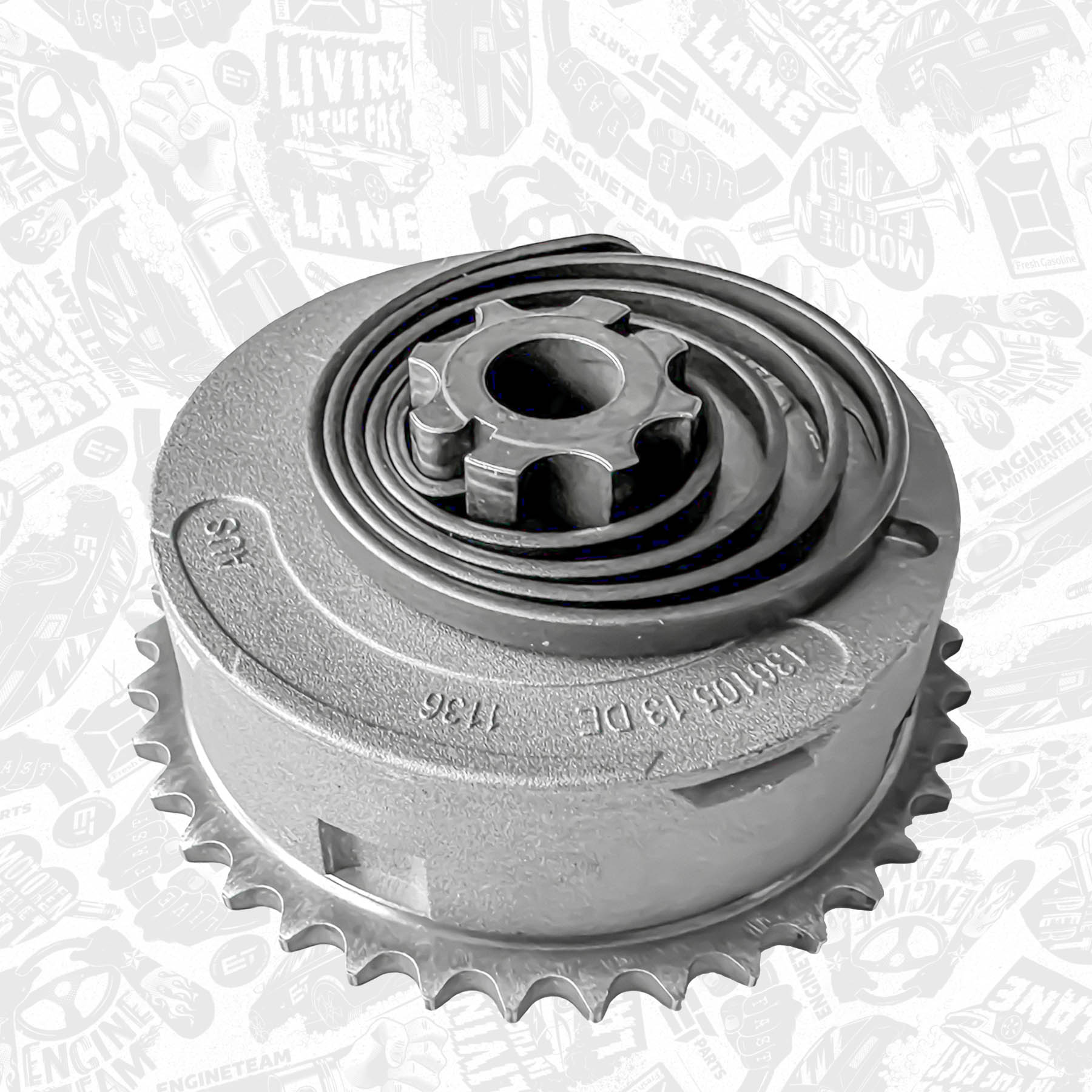 Camshaft Adjuster, VVT hub - VT0023VR1 ET ENGINETEAM - 11367522290 ...