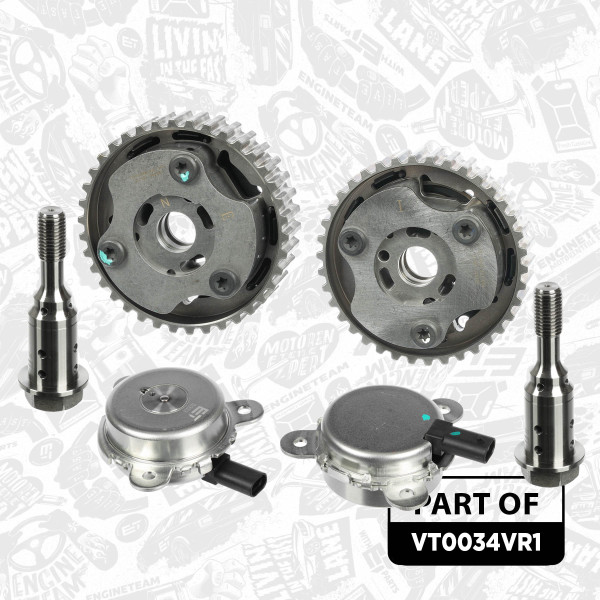 Camshaft Adjuster 2 pcs IN/EX - VT0034VR1 ET ENGINETEAM - 1763041 ...