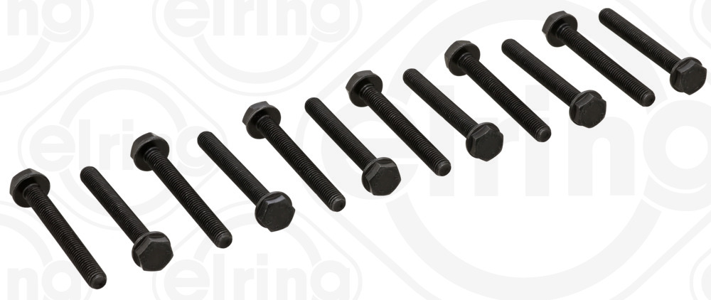 Bolt Set, crankshaft brackets - 897.450 ELRING - 8M0068388, 8M0068388 ...