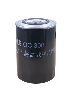 Oil Filter - OC308 MAHLE - 107630, 1901603, 1909101 | K MOTORSHOP s.r.o.