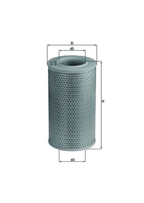 Air Filter - LX611 MAHLE - 1310636080, 1420N7, 1420N8 | K MOTORSHOP s.r.o.
