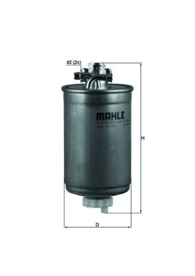 Fuel Filter - KL180 MAHLE - 1022920, 5025096, 7200986 | K MOTORSHOP s.r.o.