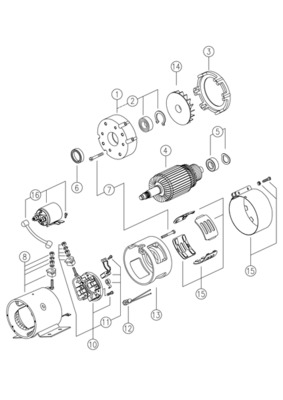 Electric Motor - MM244 MAHLE | K MOTORSHOP s.r.o.