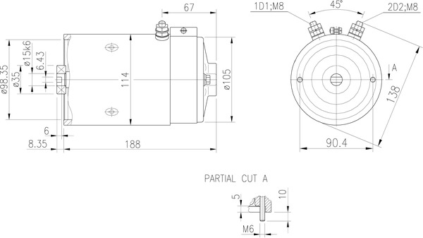 Electric Motor - MM242 MAHLE | K MOTORSHOP s.r.o.