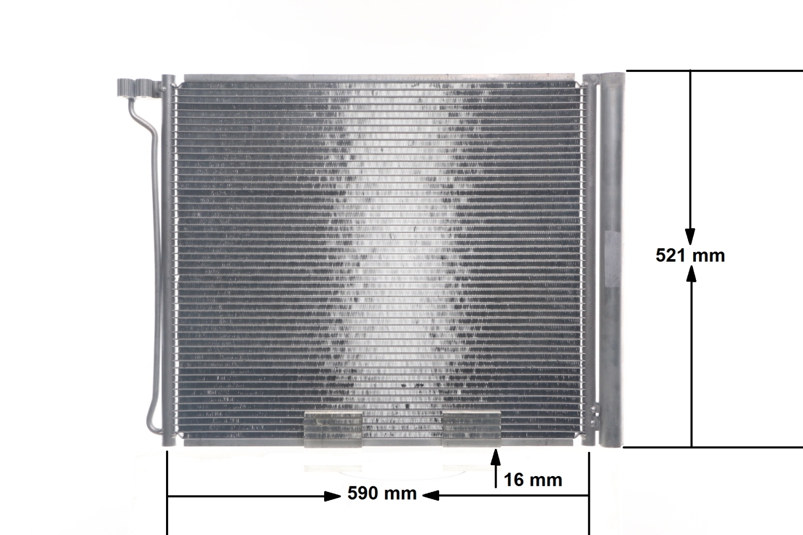 Condenser, air conditioning - AC269000S MAHLE - 64509166098 ...