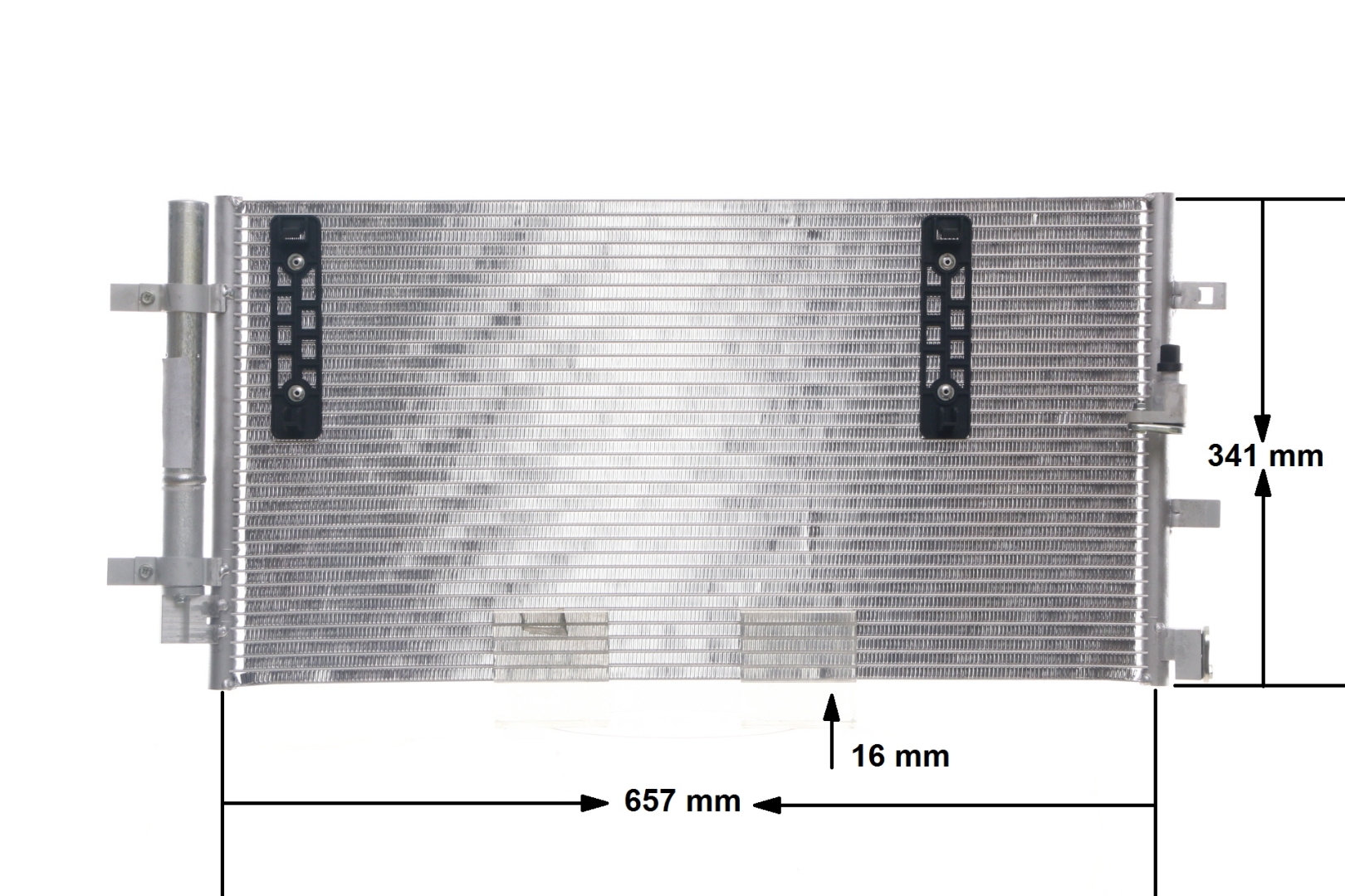 Condenser, air conditioning - AC4000S MAHLE - 4G0260403N, 8KD260401H ...