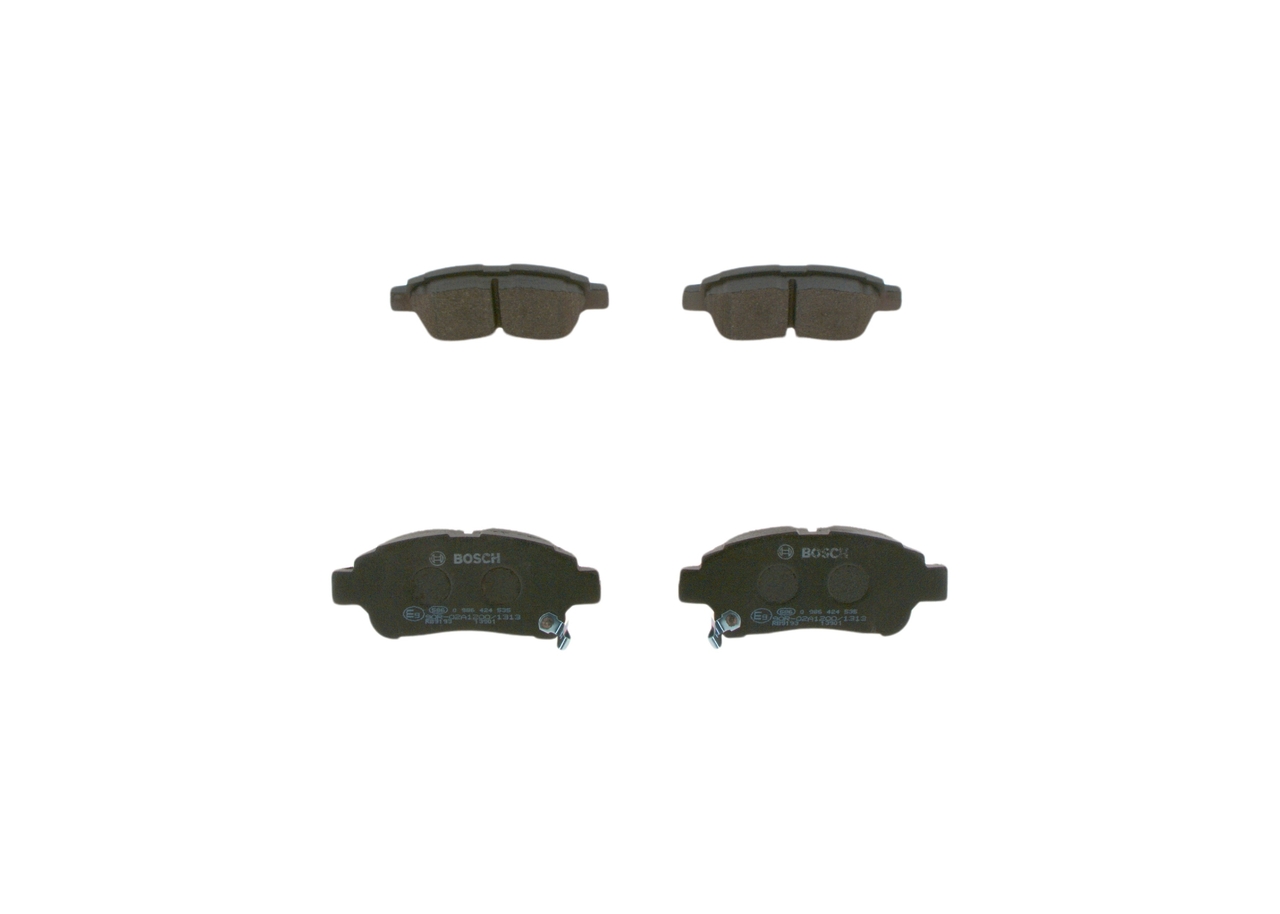 Brake Pad Set, disc brake - 0986424535 BOSCH - 044650W050, A0030240220 ...