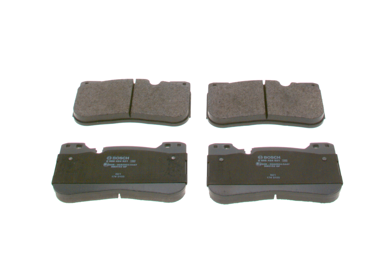 Brake Pad Set, disc brake - 0986424921 BOSCH - 34107883262, 34107886853 ...