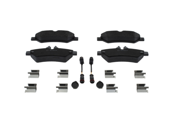 Brake Pad Set, disc brake - 0986494601 BOSCH - 2E0698451, A0044206920 ...