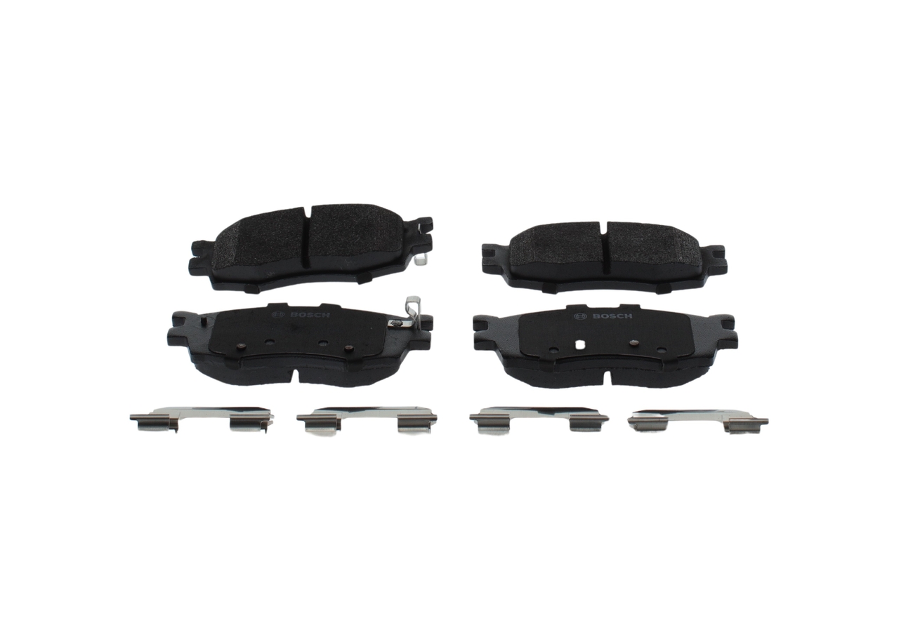 Brake Pad Set, disc brake - 0986494617 BOSCH - 581011GA00, 581011GE00 ...
