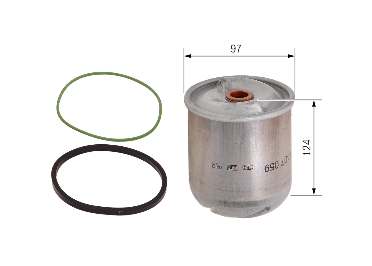 Oil Filter - F026407059 BOSCH - 01858000, 236GB244, A5411800083 | K ...