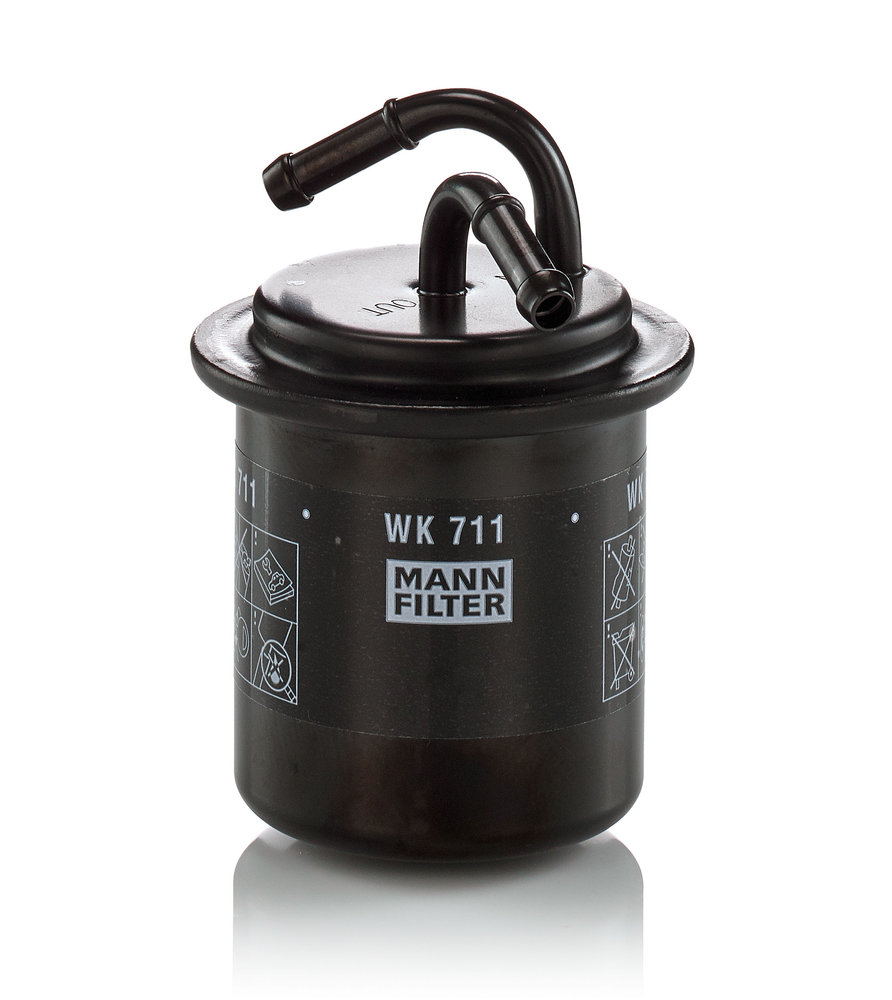 Fuel Filter - WK 711 MANN-FILTER - 2517441, 25175541, 42072-AA010 | K ...