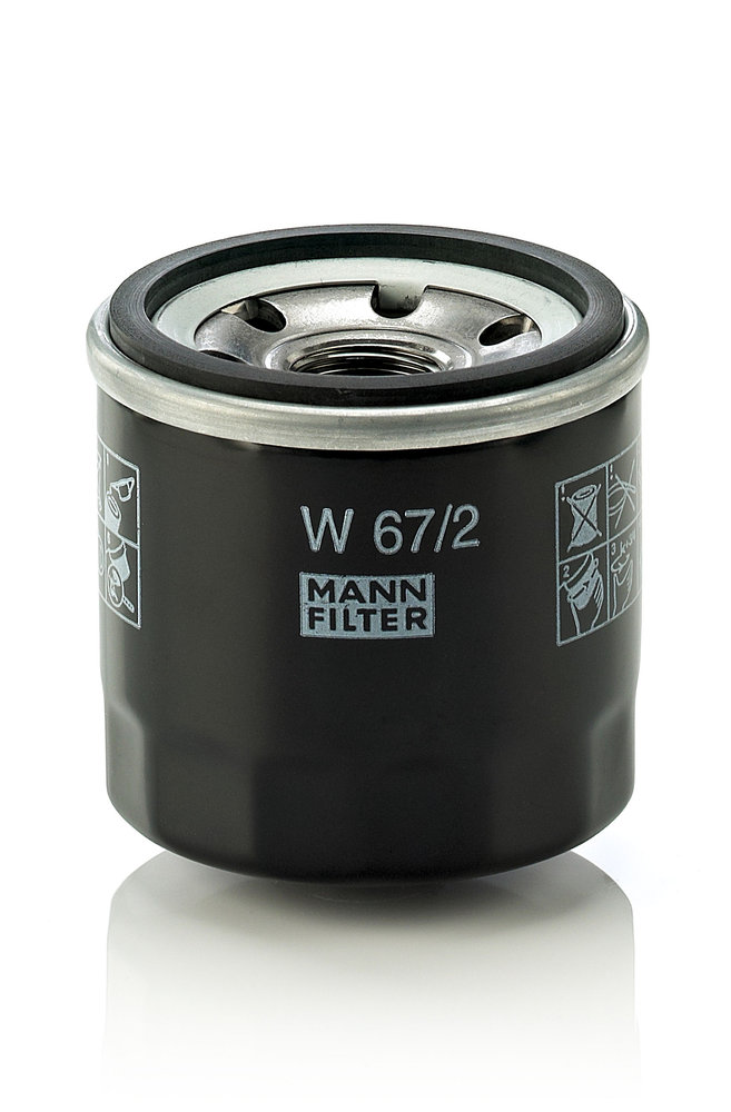 Oil Filter - W 67/2 MANN-FILTER - 1012010-01, 15208-4A00A, 15601-87107 ...