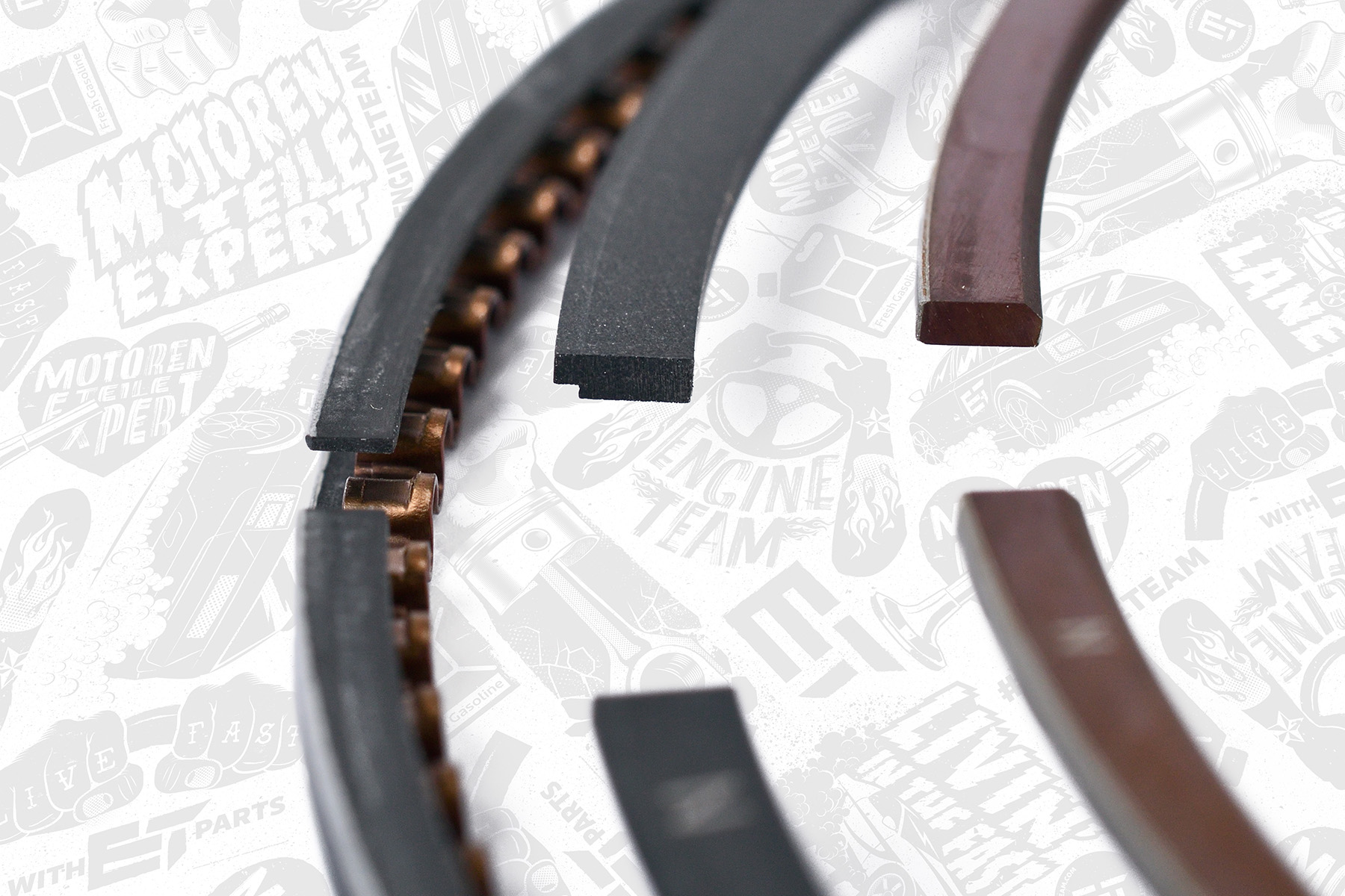 Piston Ring Kit - R4001800 ET ENGINETEAM - 23040-2B001, 230402B001 ...